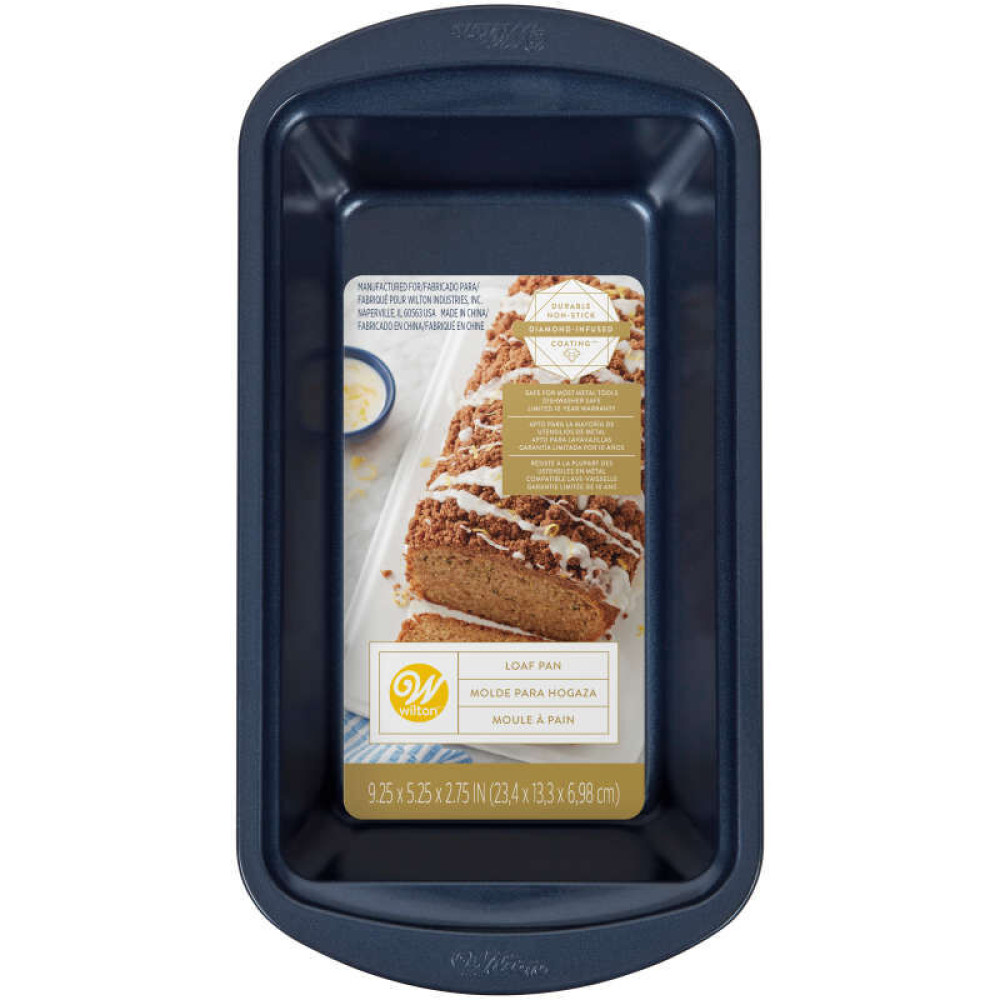 Molde azul pan para horno 23 cm